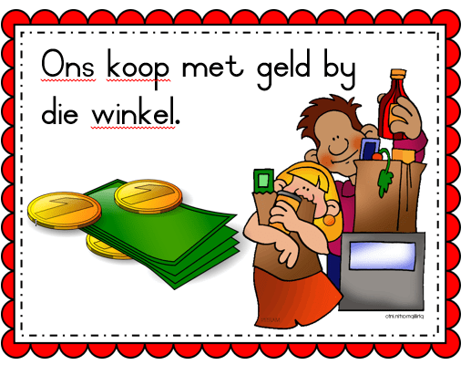 Verskillende tipe winkels en Inkopies - Juffrou 911