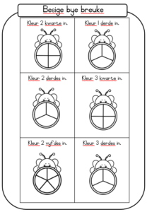 Graade 3 wiskunde werkkaarte Kwartaal 1 - Juffrou 911