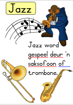 Tipes musiek en verskillende note - Juffrou 911