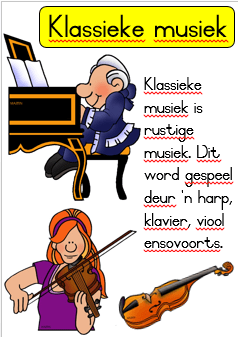 Tipes musiek en verskillende note - Juffrou 911