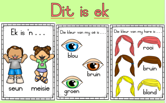 GRAAD R Dit is ek tema / GRADE R This is me theme - Juffrou 911