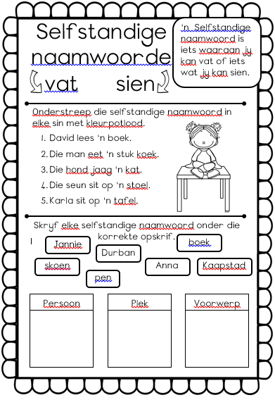 - Graad 3 Afrikaans Huistaal werkboek KWARTAAL 1 - Juffrou 911