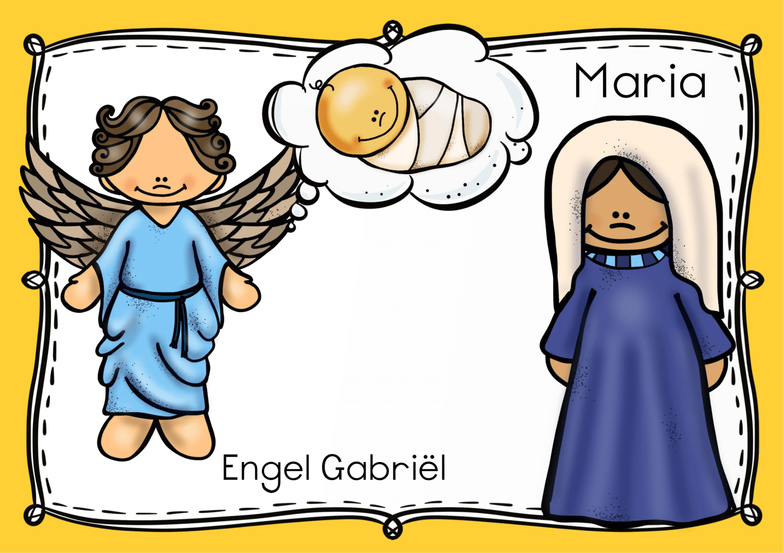 GRATIS Kersfees muurkaarte - Juffrou 911