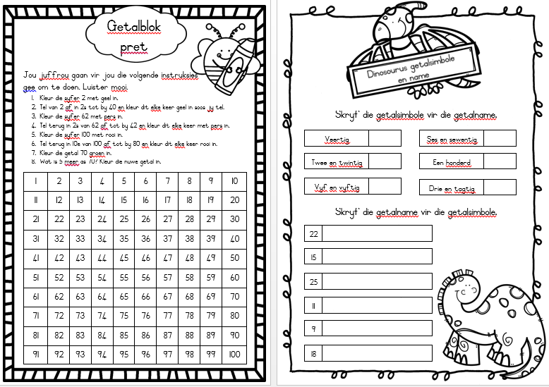 Graad 2 Werkboek pakket special - KWARTAAL 1 - Juffrou 911