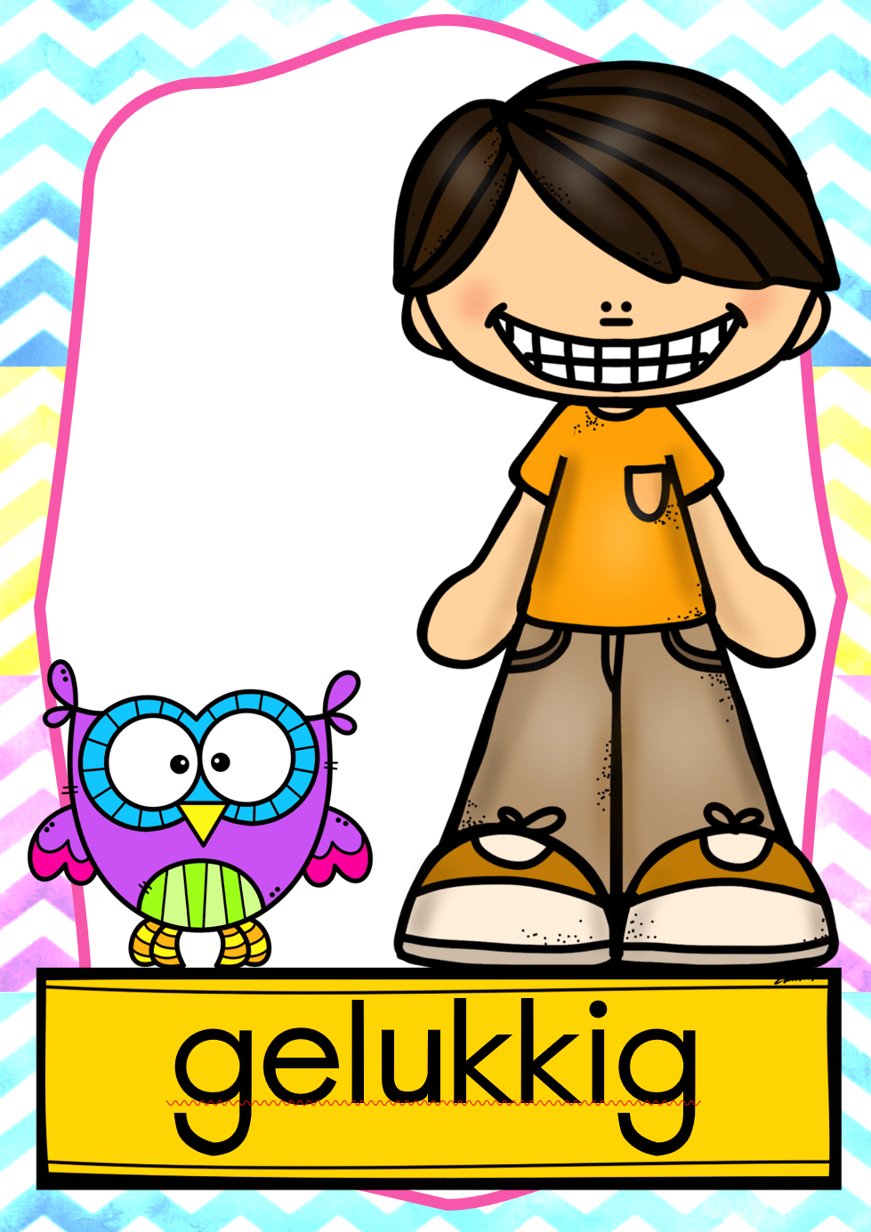 Uil emosies - A4 - Juffrou 911