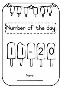 Number of the day: Numbers 11-20 - Juffrou 911