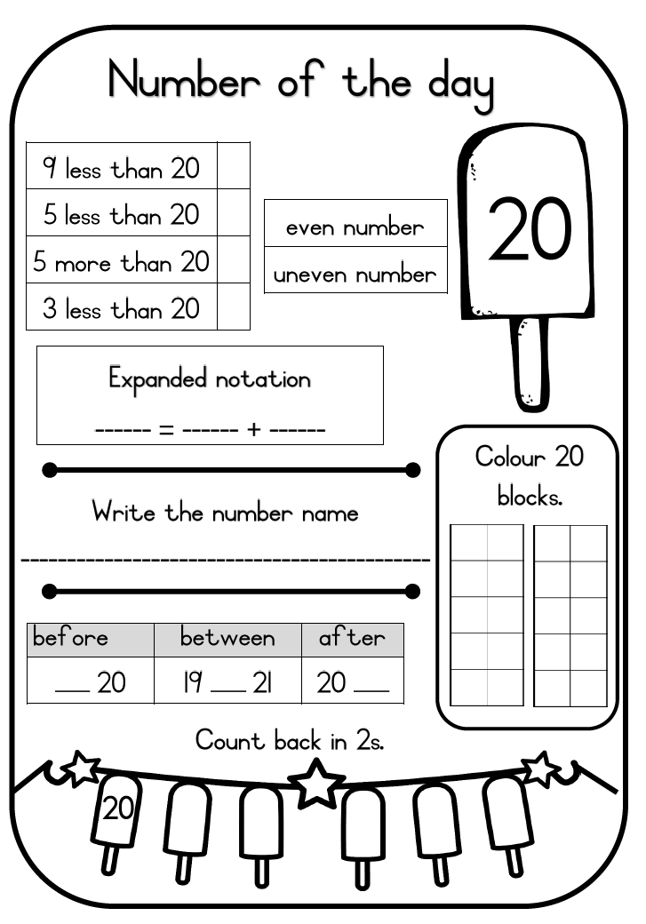 Number of the day: Numbers 11-20 - Juffrou 911