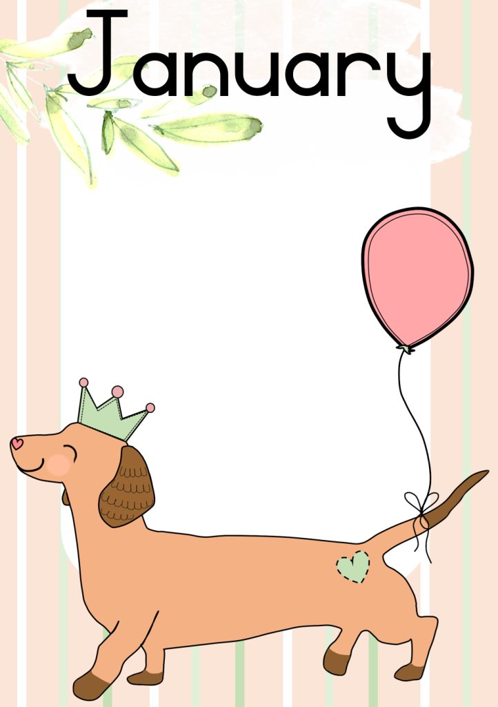 Dachshund classroom theme - Juffrou 911