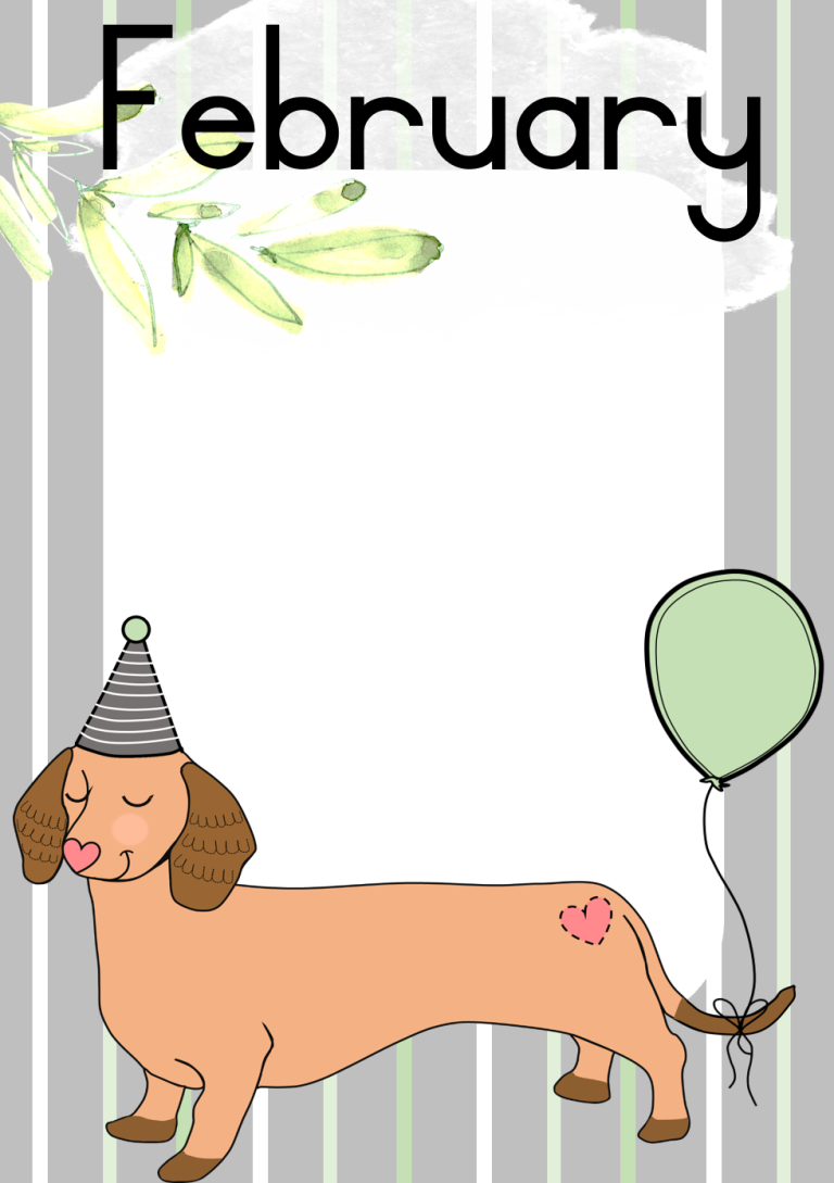 Dachshund classroom theme - Juffrou 911