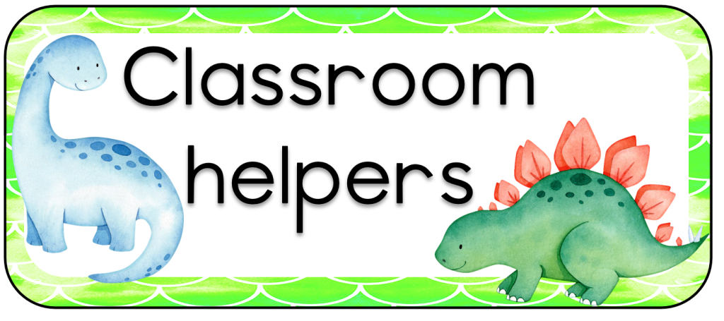 Dinosaur classroom theme - Juffrou 911