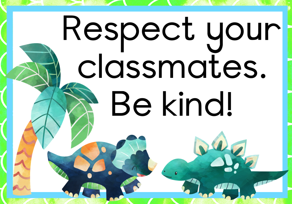 Dinosaur classroom theme - Juffrou 911