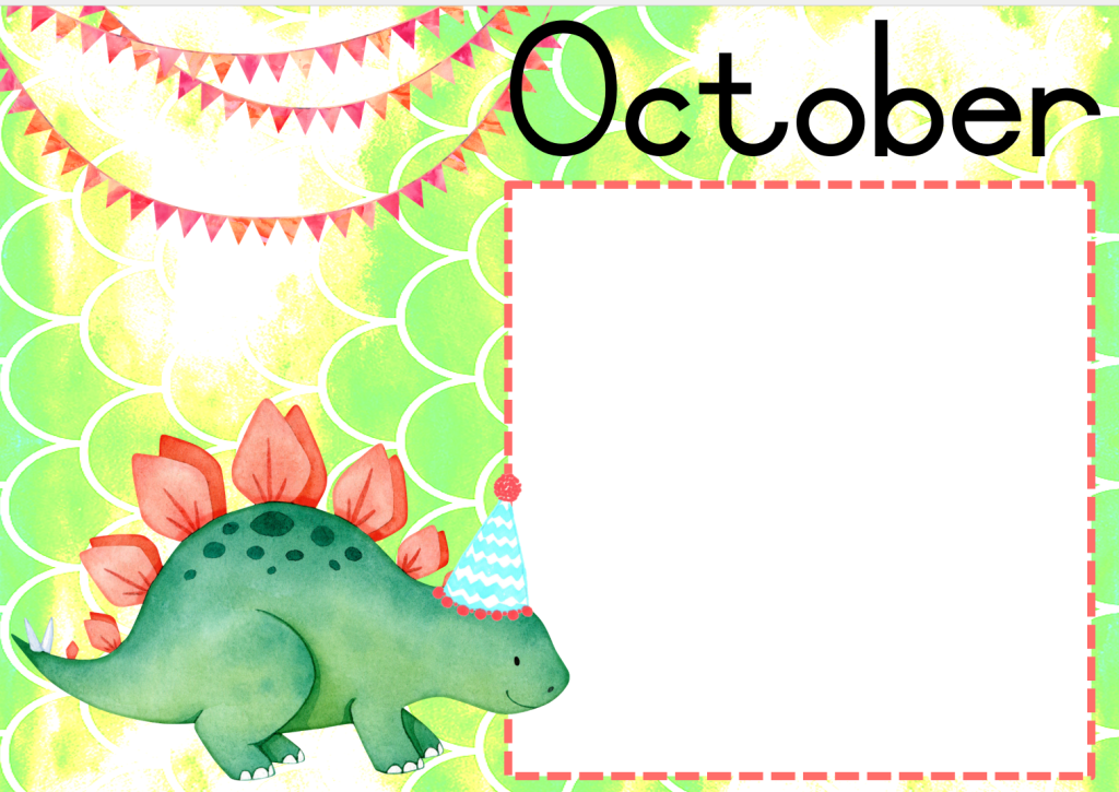 Dinosaur classroom theme - Juffrou 911
